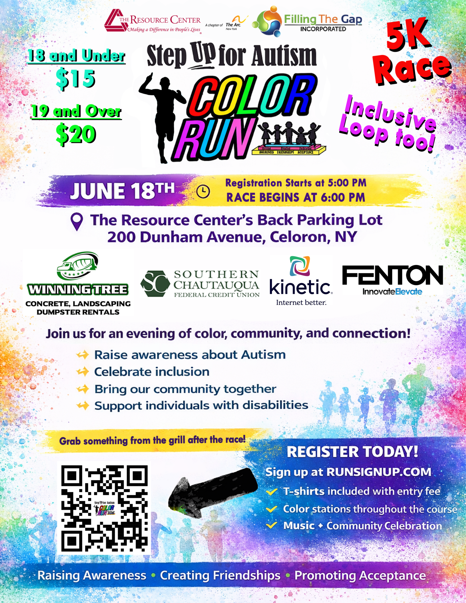 Step Up for Autism Color Run - The Resource Center